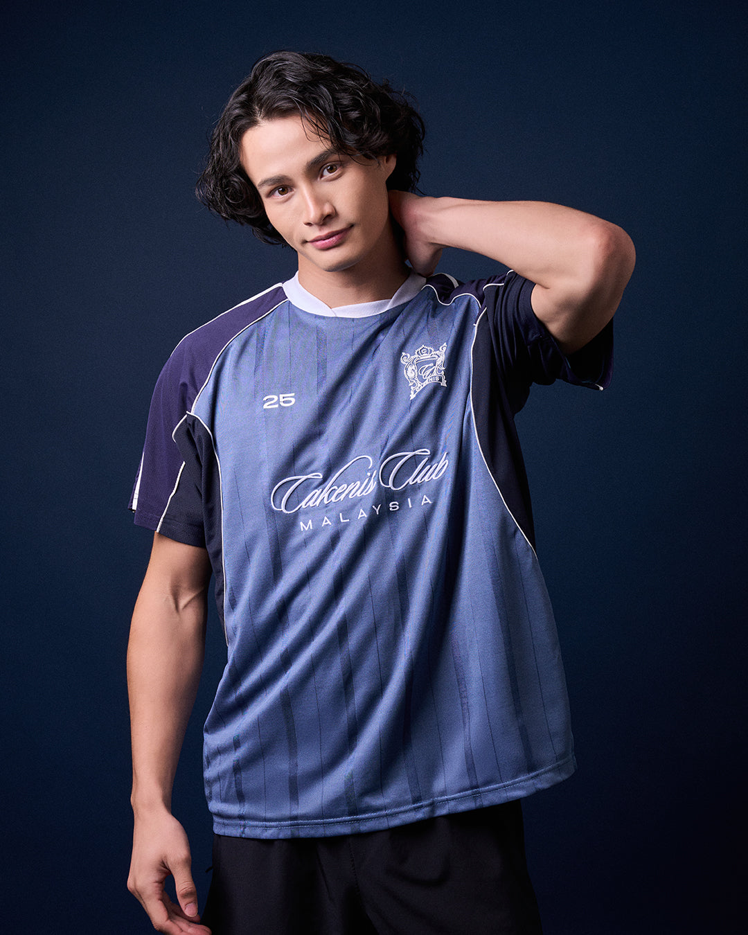 CAKENIS SHOW UP JERSEY MEN IN NAVY BLUE – Cakenis