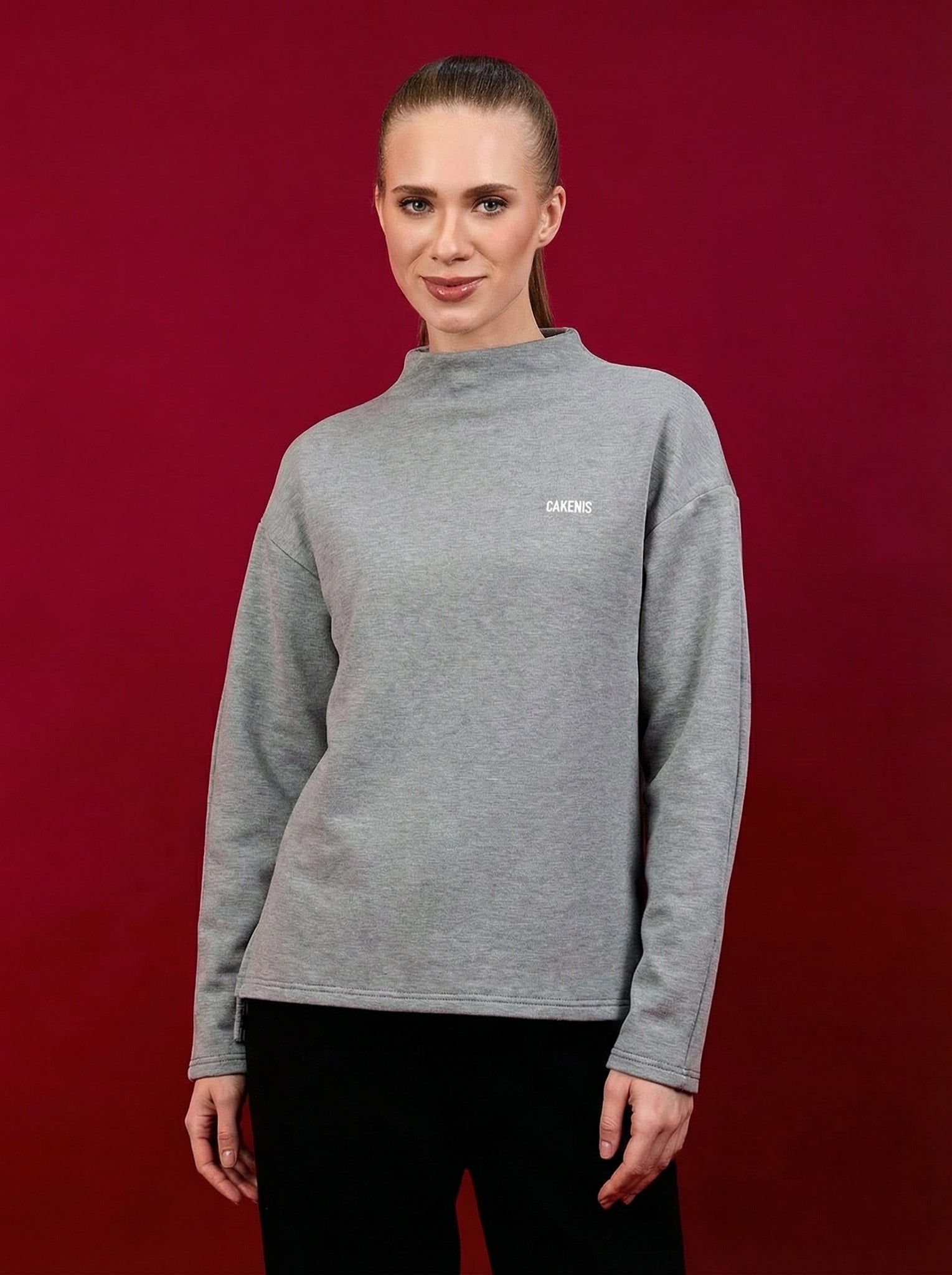 CAKENIS PUFF JUMPER POP IN DENIM GREY – Cakenis
